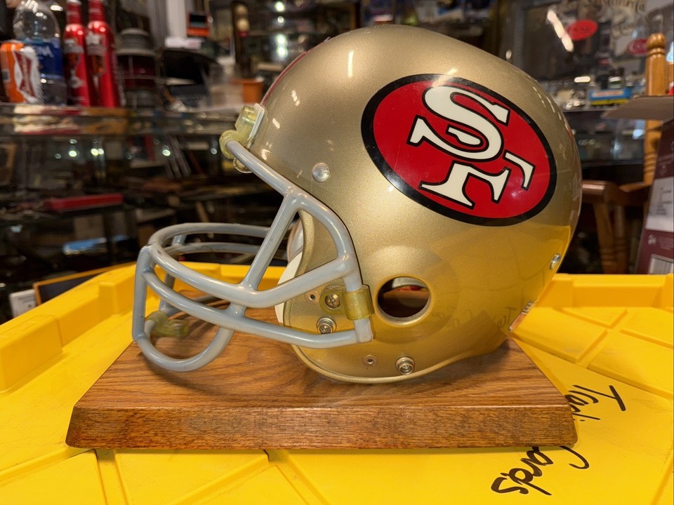 RARE Vintage San Francisco 49ers Riddell NFL Draft Day Helmet | eBay
