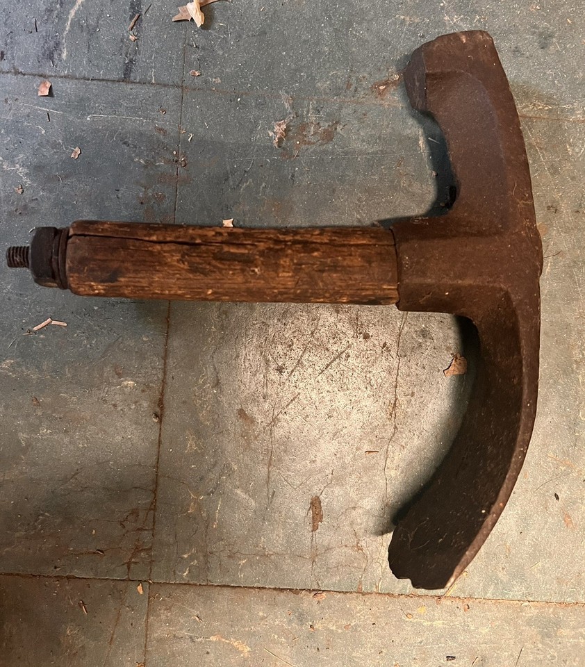 Antique Early Coopers Adze Barrel Maker Woodworking Tool - Old Forged ...
