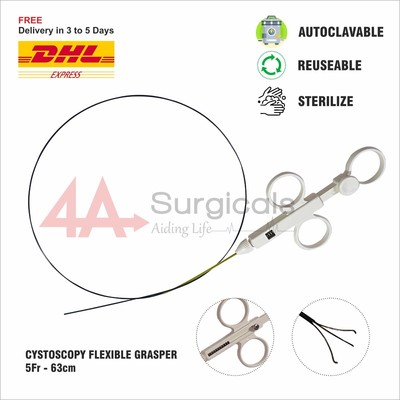 4A CYSTOSCOPY-FLEXIBLE-GRASPER 3Fr 63cm | eBay