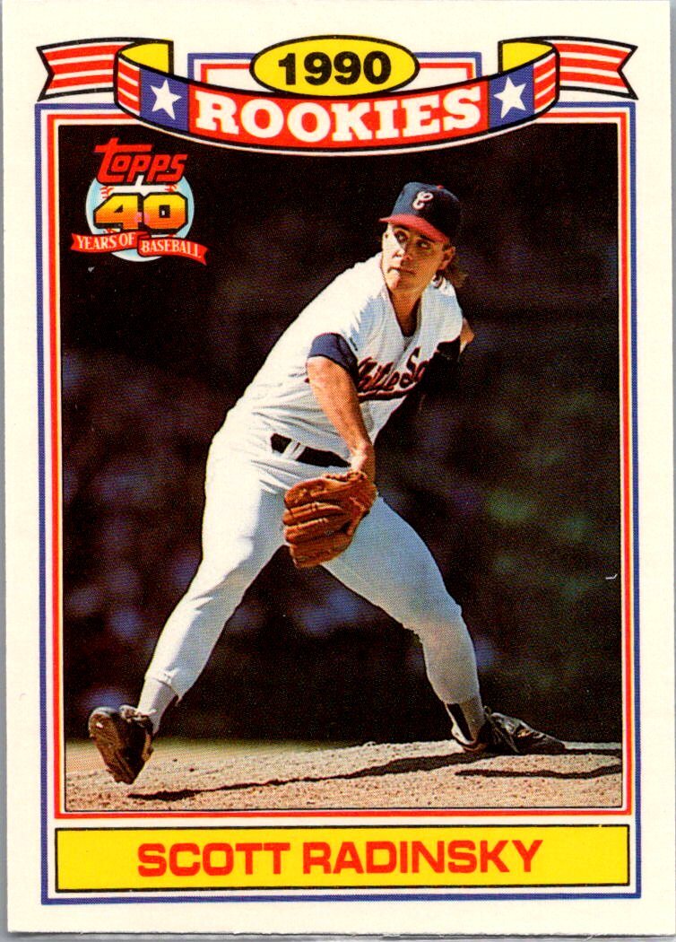 1991 Topps - Jumbo Pack Glossy Rookies #25 Scott Radinsky for sale ...