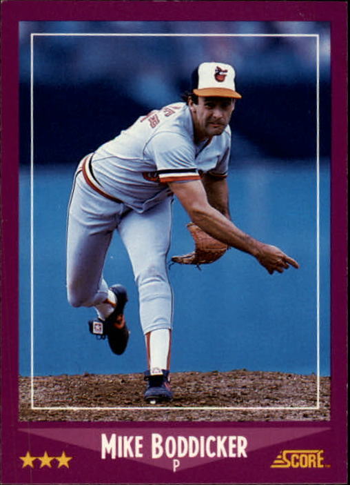 1988 Score Baltimore Orioles Baseball Card #67 Mike Boddicker | eBay