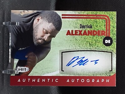 DERRICK ALEXANDER 2016 SAGE HIT AUTO ROOKIE TULSA GOLDEN HURRICANE | eBay