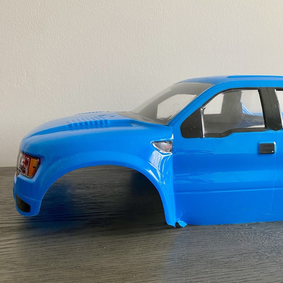 Traxxas 1/10 Ford F150 SVT Raptor Pickup Truck Blue Body Shell for ...