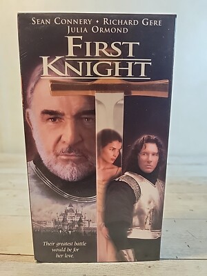 FIRST KNIGHT (1995 VHS) Sean Connery/Richard Gere/Julia Ormond ...