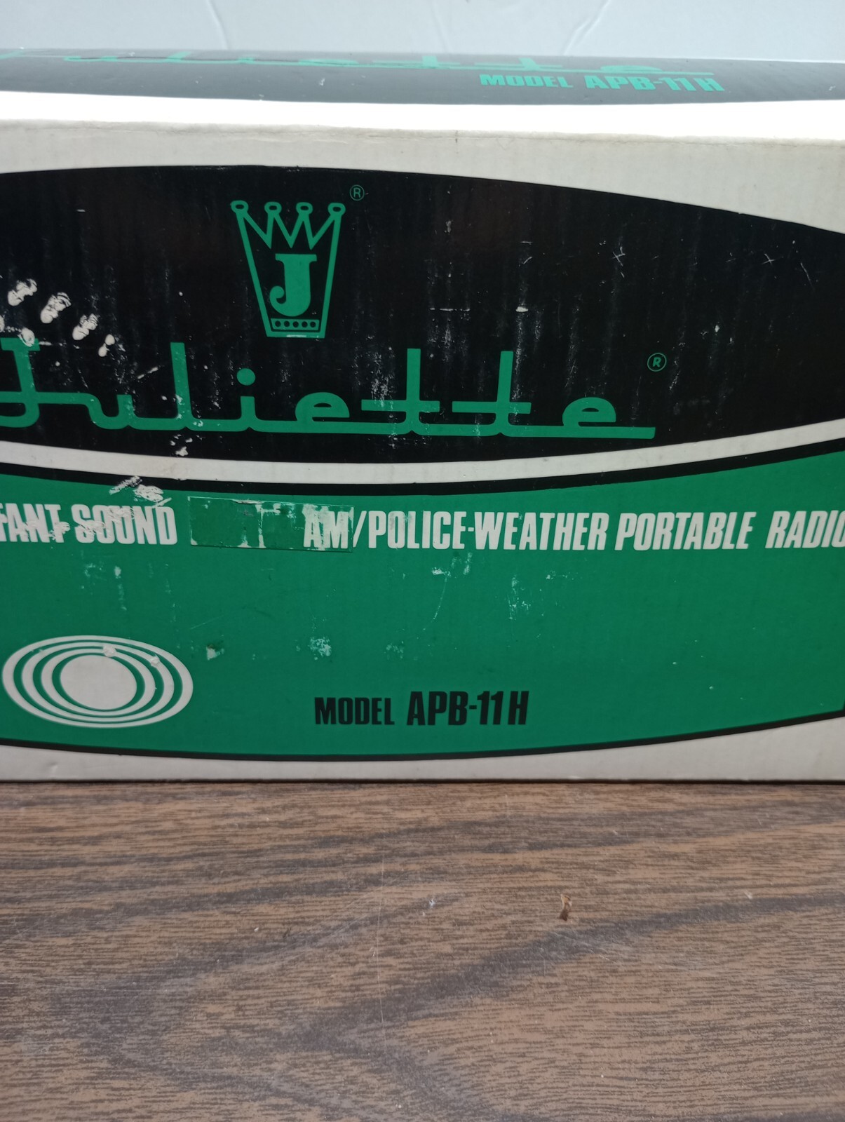 ! VINTAGE PORTABLE JULIETTE MODEL APR-1404 AM Police SOLID STATE RADIO #476 | eBay