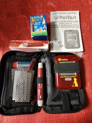 Advocate Pet Test Blood Glucose Monitoring System for Dogs Cats ...