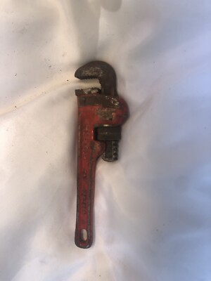 Vintage Ridgid USA Heavy Duty 6” Pipe Wrench Ridge Tool Co. Elyria O ...