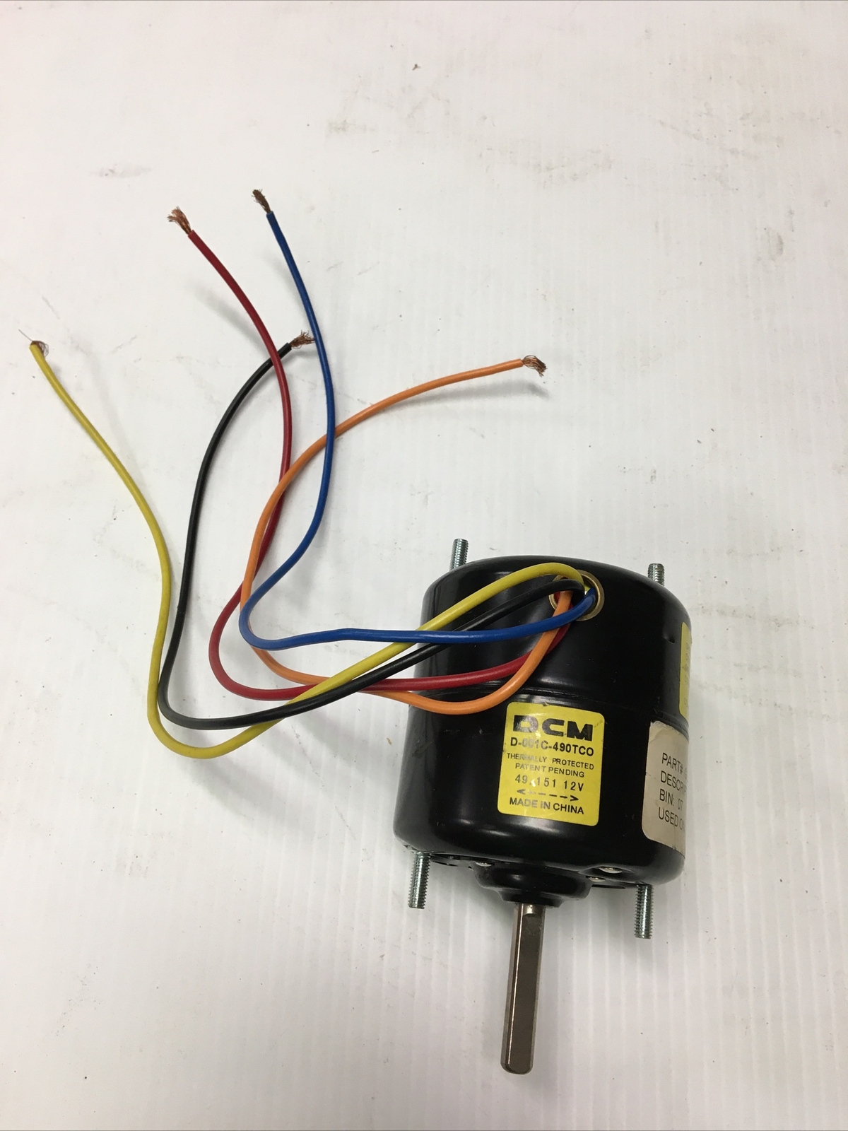DCM 2-speed Heater Motor Assembly D-001c-490tco School Bus for sale ...