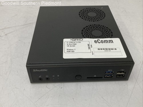 Shuttle DH170 i7-6700 3.4GHz 16GB RAM 120GB SSD Desktop - Tested | eBay