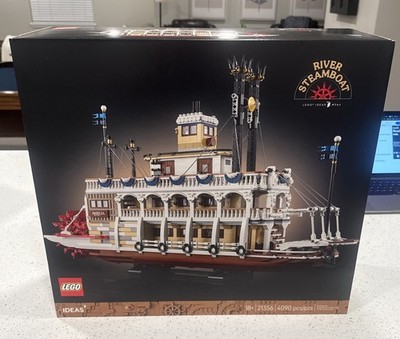 Sealed LEGO Ideas #64 21356 River Steamboat 4090pcs 18+ | eBay