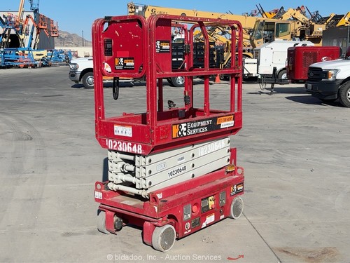 2018 MEC 1330SE 13' Electric Scissor Lift Man Aerial Platform Manlift ...