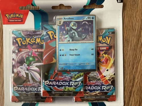 pokemon cards Paradox Rift (3 packs) NEW SEALED Scarlet & Violet | eBay
