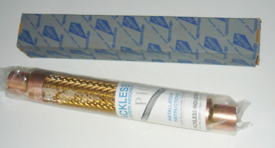 VAF-10 PACKLESS Eliminateur de vibration 1"3/8 ODF avec raccords cuivre ...