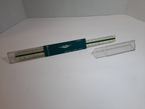 Vintage Drafting Ruler Machine Scale Tacro Engineering Precise Drawing ...