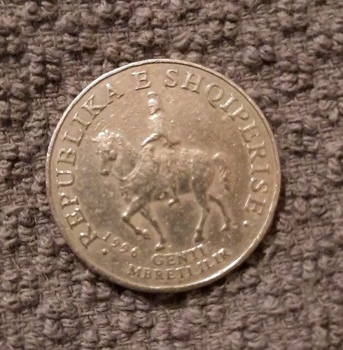 Albania 50 Leke 1996 Ancient Illyrian Warrior Gent on Horse Helmet ...