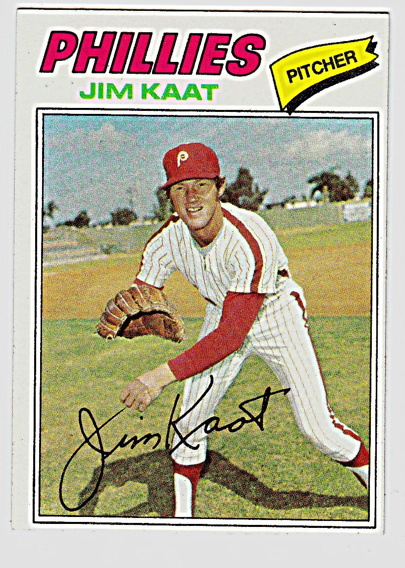 1977 TOPPS #638 JIM KAAT Philadelphia Phillies Baseball Card | eBay