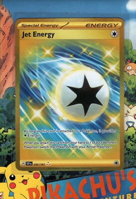 Pokémon TCG Jet Energy 252/191 Full Art Surging Sparks NM/M | eBay