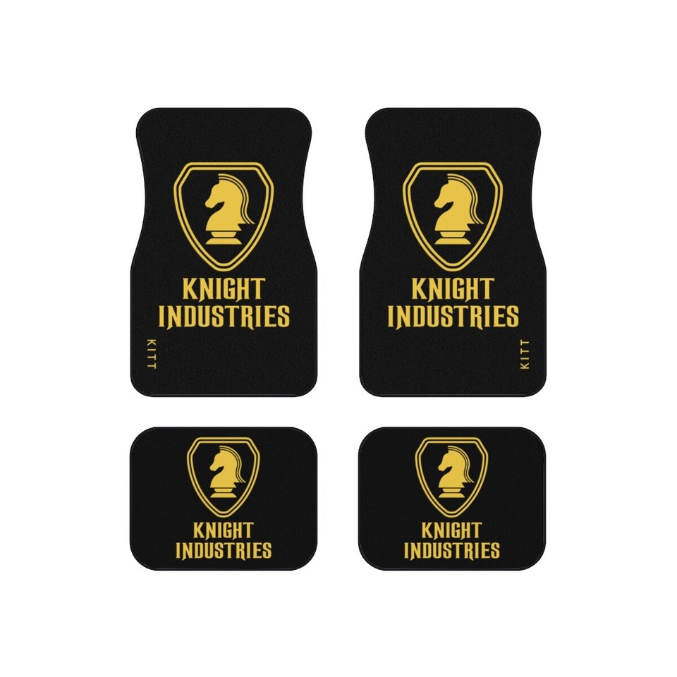 Knight Industries Car Floor Mats, KITT, Knight Rider Themed Car Floor ...