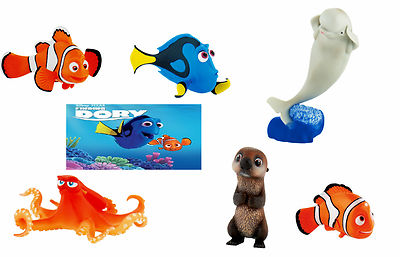 DISNEY FINDING DORY ALLA RICERCA DORY NEMO SERIE 6 FIGURE BULLYLAND ...