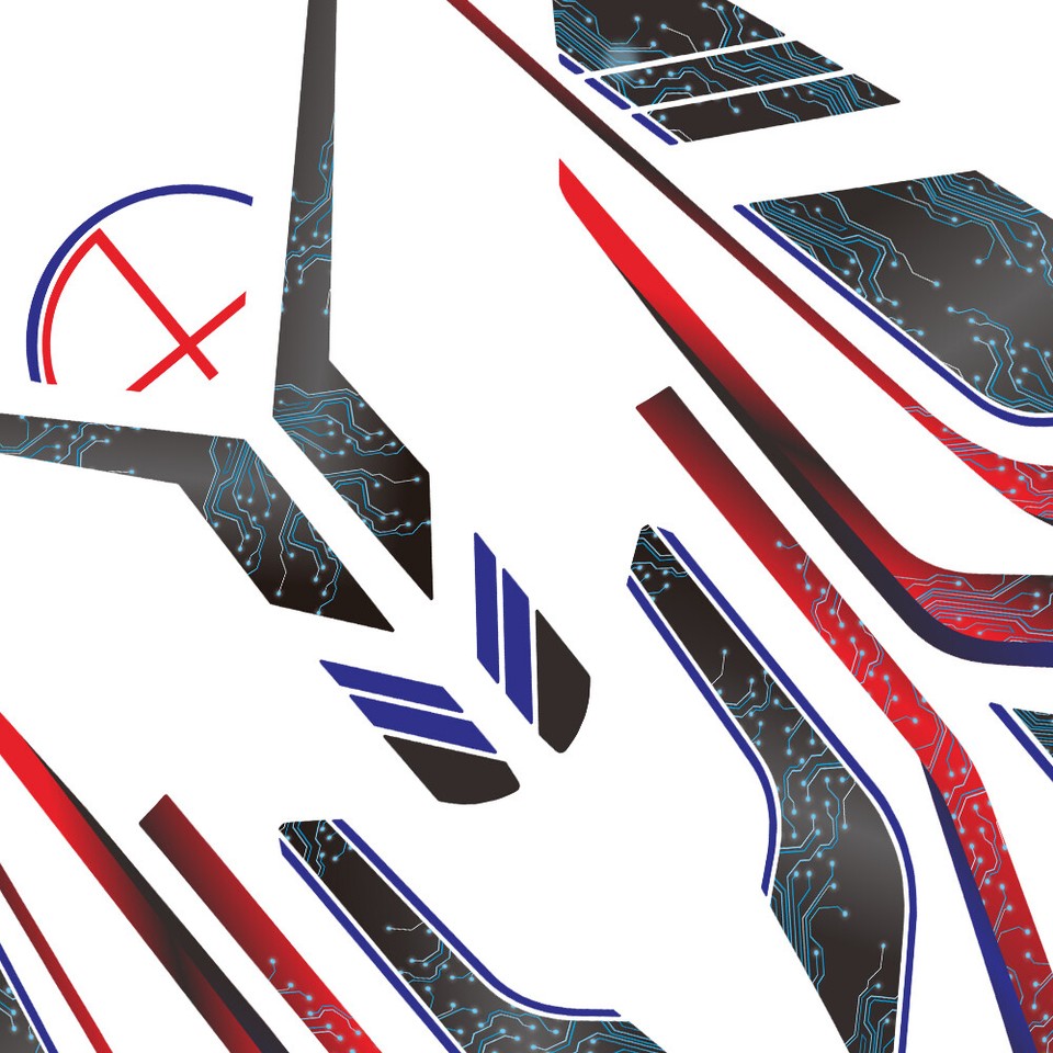 KODASKIN 2D Printing Complete Fairing Pad Stickers Decals Set for BMW ...