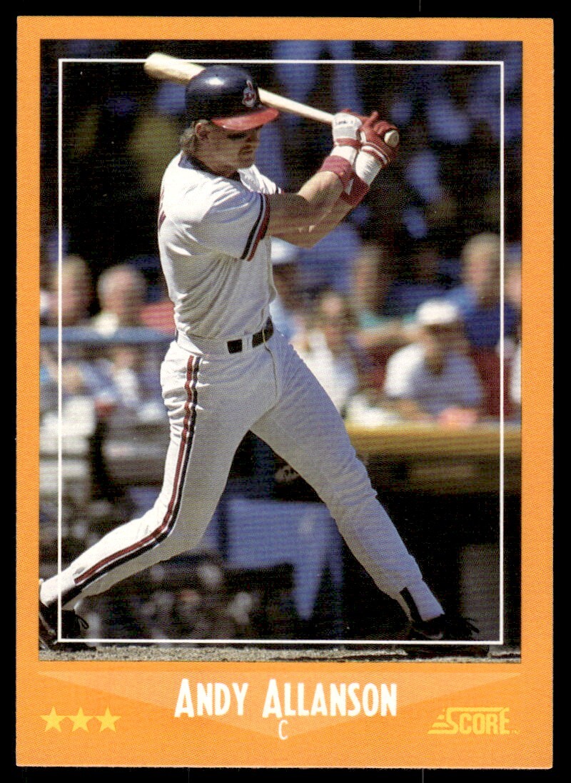 1988 Score Baseball Card Andy Allanson Cleveland Indians #586 | eBay