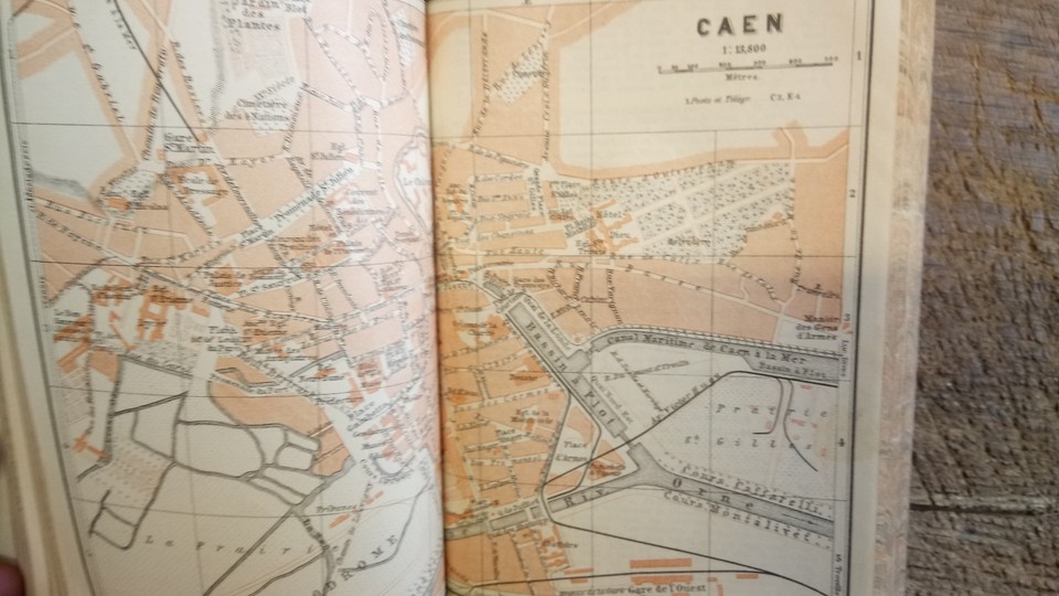 Baedeker Travel Guide North-West Of France - 1908 | eBay UK