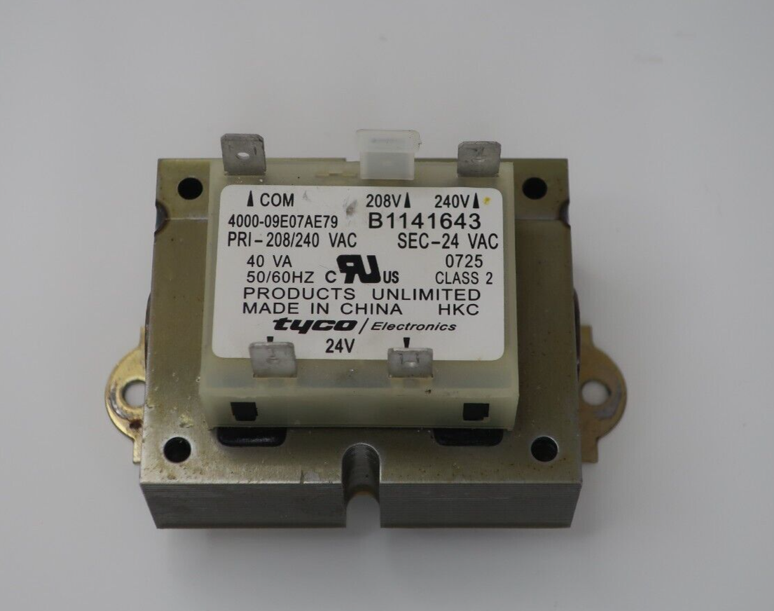 Furnace PRI 208/240V To SEC 24V Transformer Tyco 4000-09E07AE79 | eBay