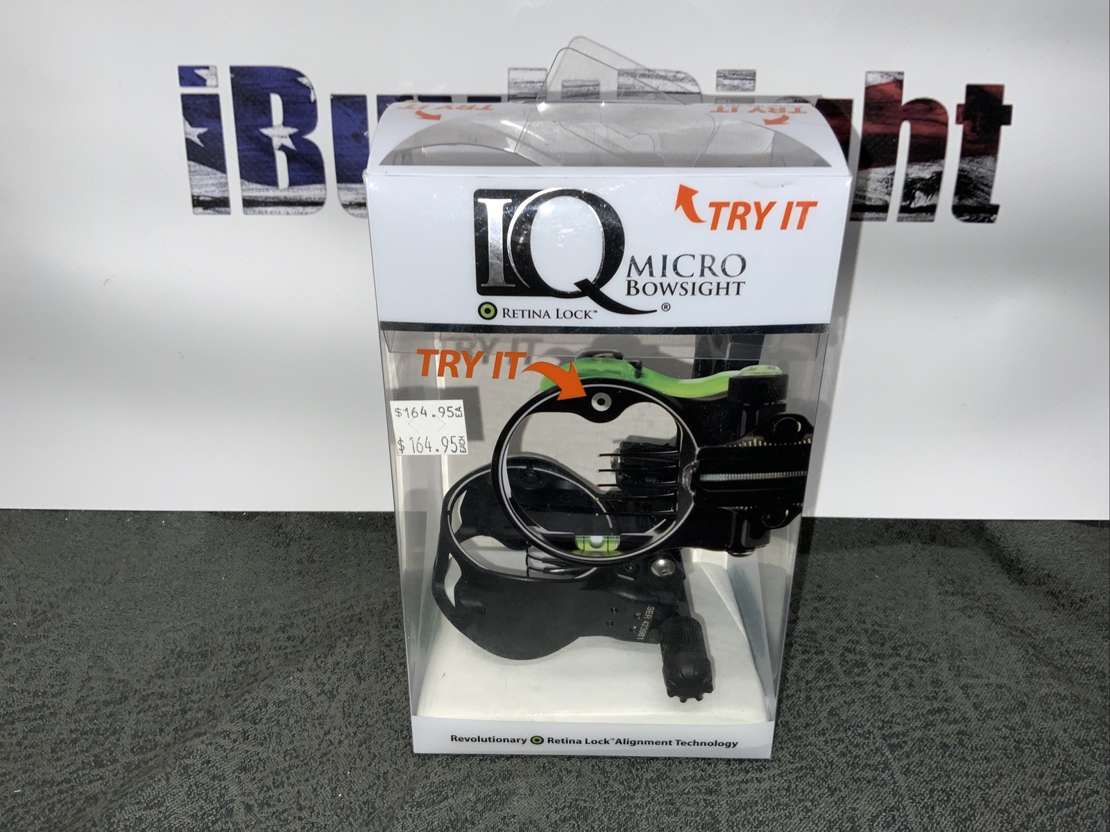 IQ Retina Lock Bowsight Micro 5 pin Fiber Optic Bow Sight RH ‎00360 for ...