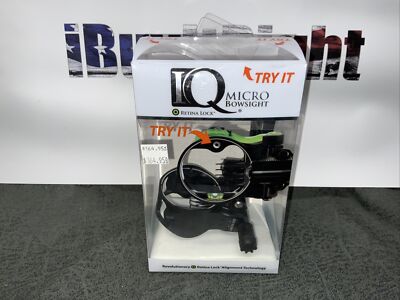 Bow Sight IQ Micro 5-Pin Bowsight (2021 Model) - Patented Retina Lock ...