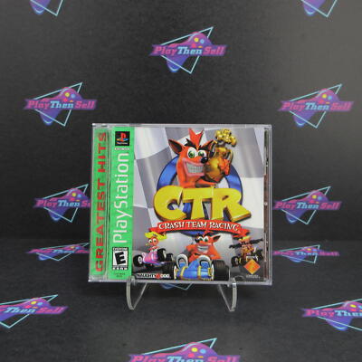 CTR Crash Team Racing GH PS1 PlayStation 1 - Complete CIB | eBay