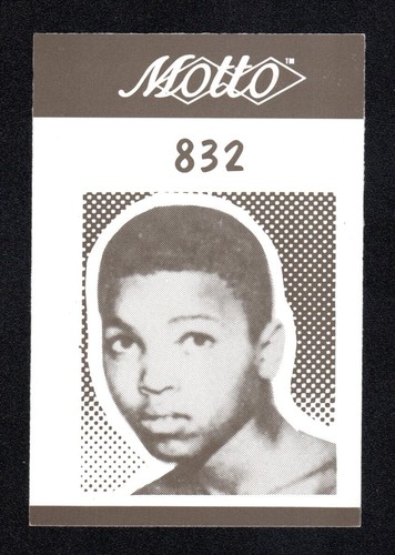 Muhammad Ali Athlete Boxing Boxer Champ Vintage 1987 Motto Game Trivia ...