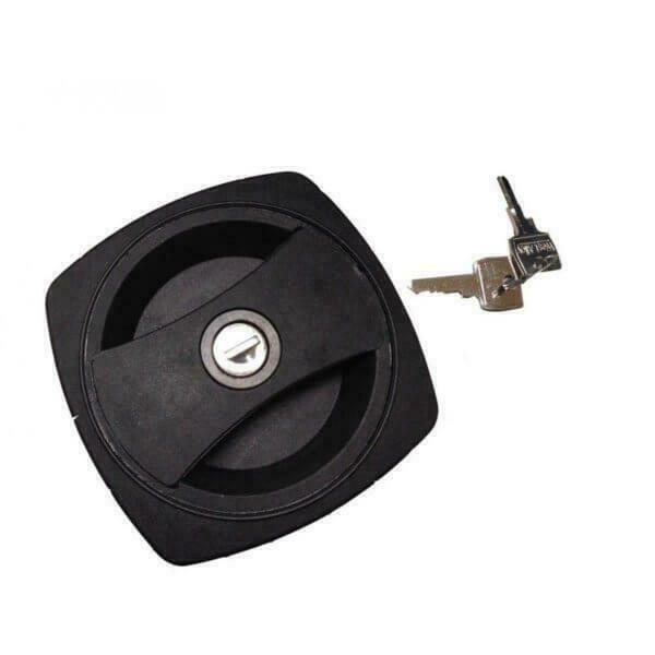Caraloc 640 Front with Standard Barrel and Keys Caravan Door Lock ...