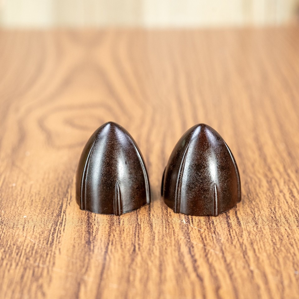 Original Vintage GE Bullet Shape 1930s 2pc Radio Knobs Bakelite 1/4" D ...