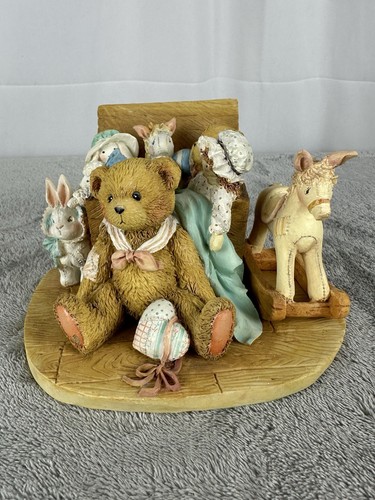 Vtg Cherished Teddies Christopher Old Friends Are The Best Friends 1991 ...