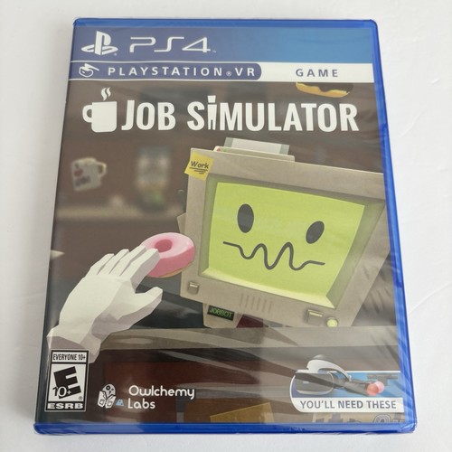 NEW Job Simulator PlayStation 4 PS4 PlayStation VR Game PSVR Sealed ...