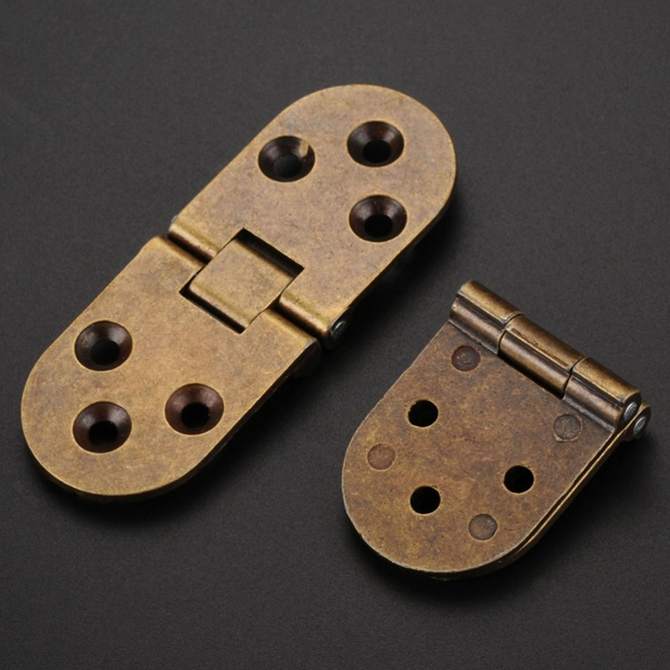 2pcs Metal Turning Hinge Invisible Practical Durable Simple Small Metal ...