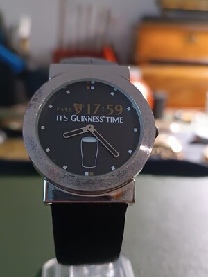 Rare Guinness Est 1759 Its Guinness Time quartz watch | eBay UK