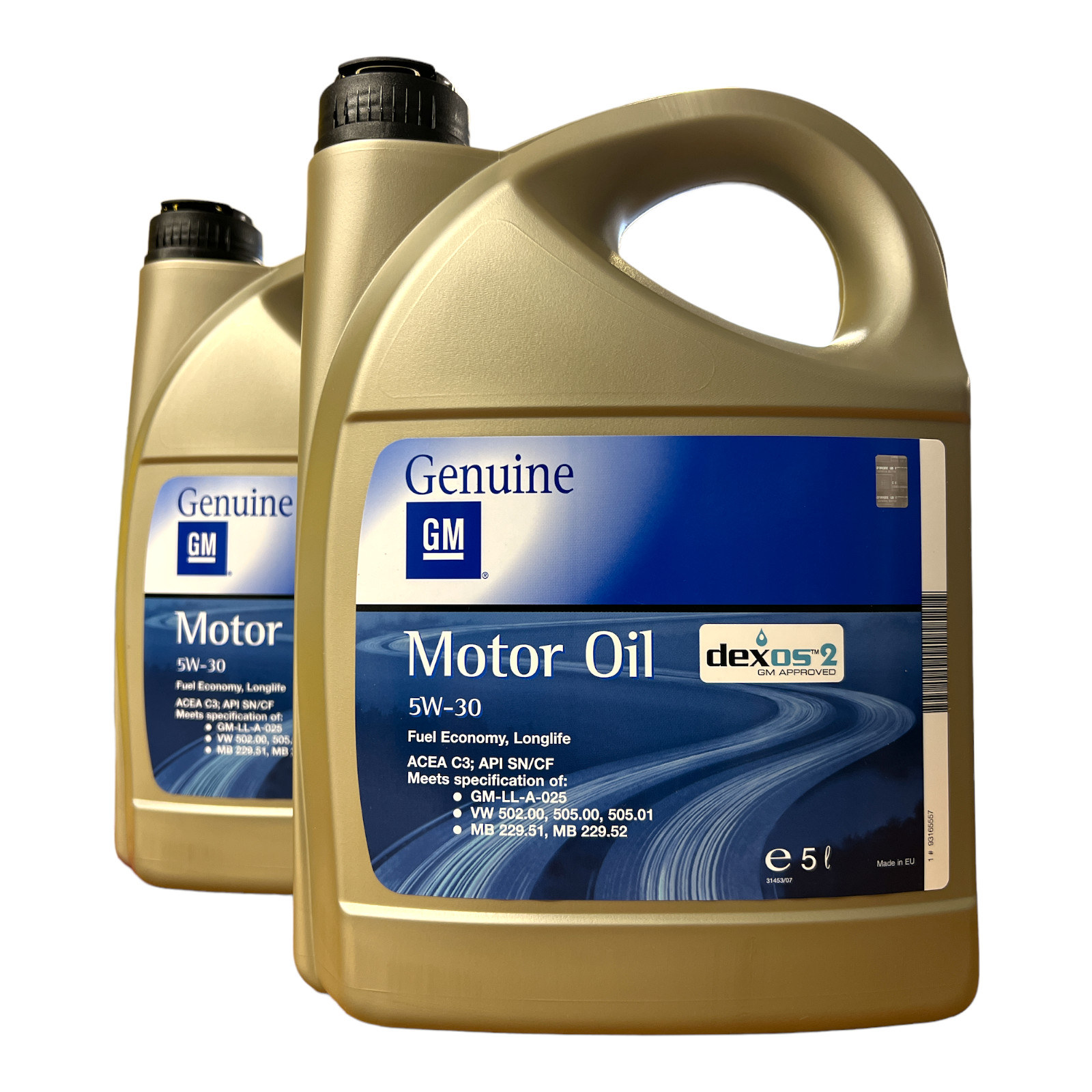 2x5 Liter ORIGINAL GM OPEL Dexos 2 MOTORÖL 5W-30 VW