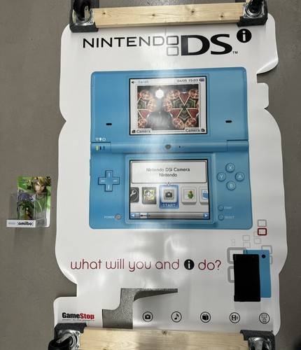 Nintendo DSi Huge Vintage Display Heavy Stock Poster Original Standee ...