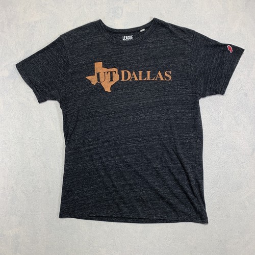 University Of Texas Dallas T Shirt Mens Large Gray League Classic Fit ...
