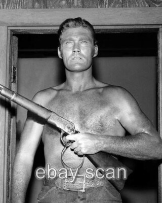 THE RIFLEMAN CHUCK CONNORS BARECHESTED BEEFCAKE 8X10 PHOTO 4 | eBay