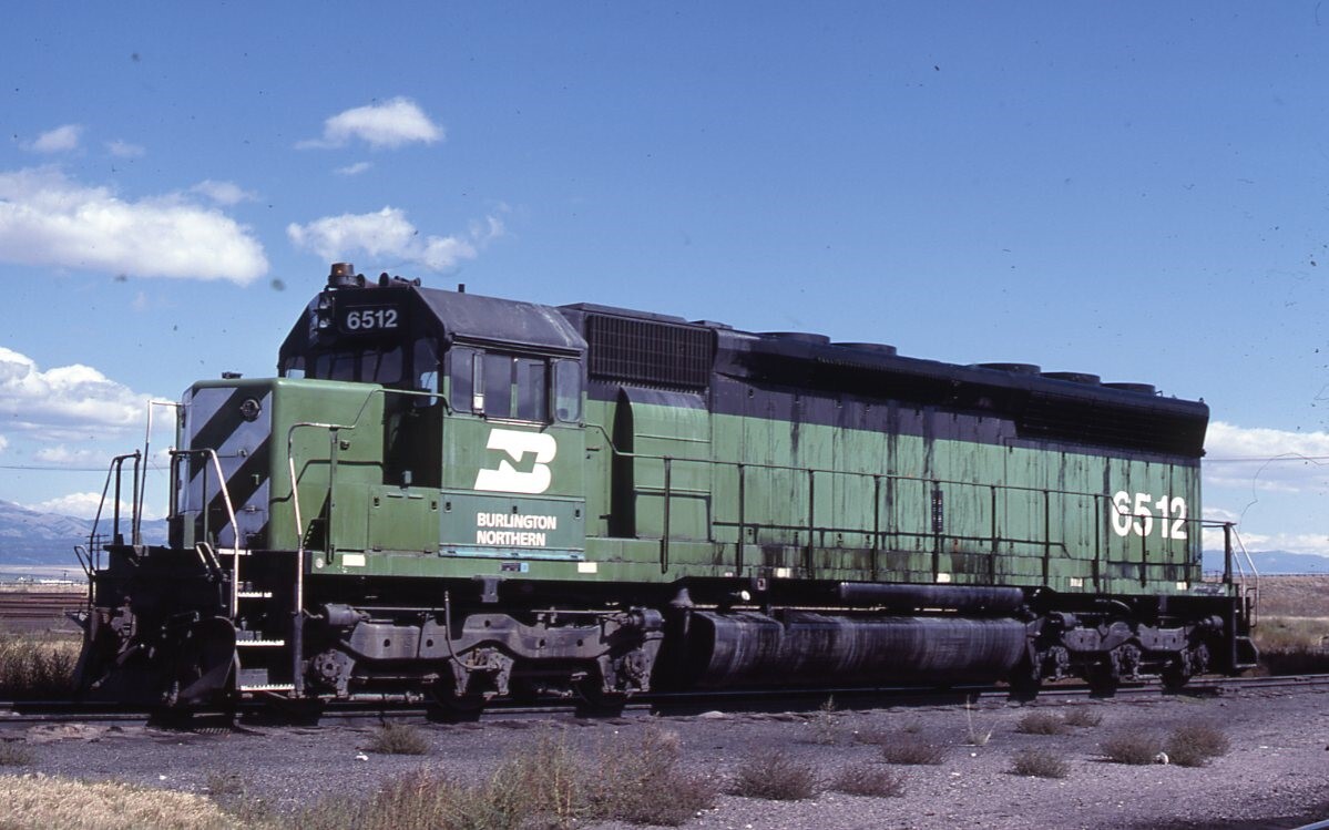 Burlington Northern SD45 6512 Orig Kodachrome Slide | eBay