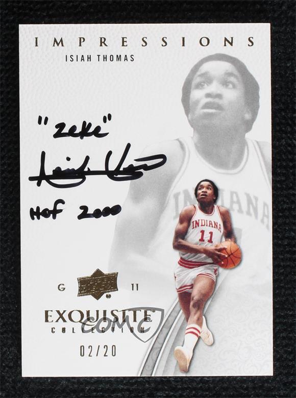 Isiah Thomas Autographed Memorabilia | Signed Photo, Jersey ...