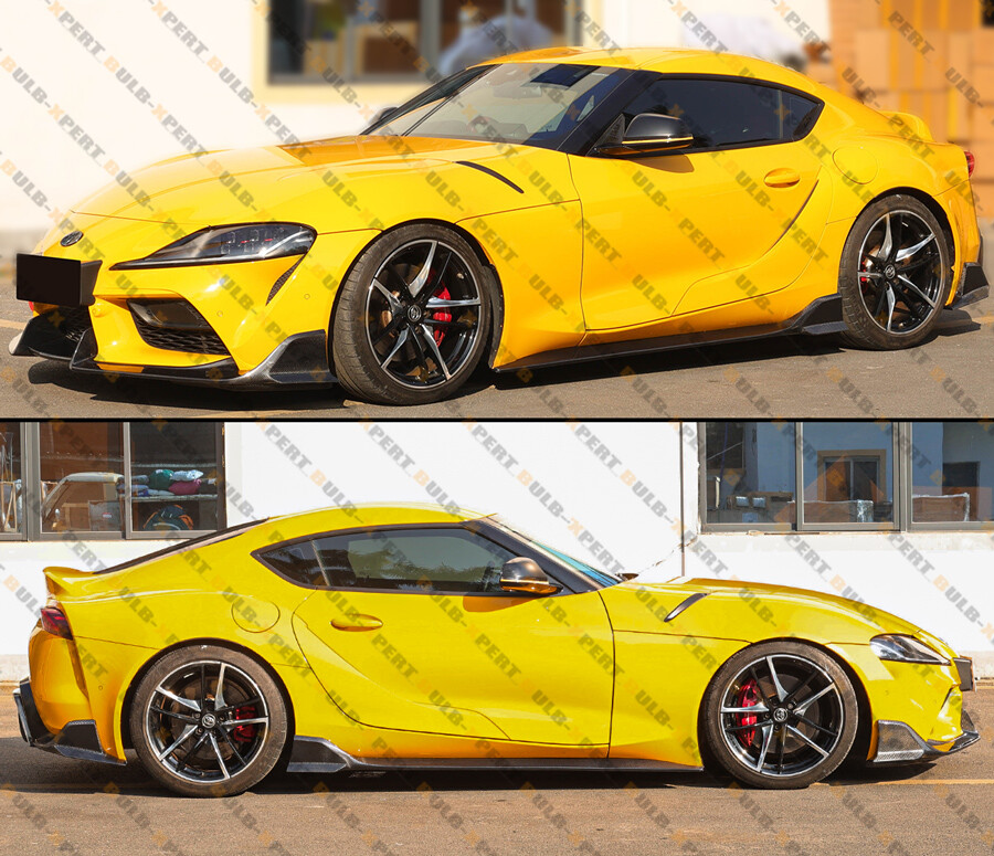 For 2020-26 Toyota GR Supra A90 A91 AD Style Carbon Fiber Side Skirt ...
