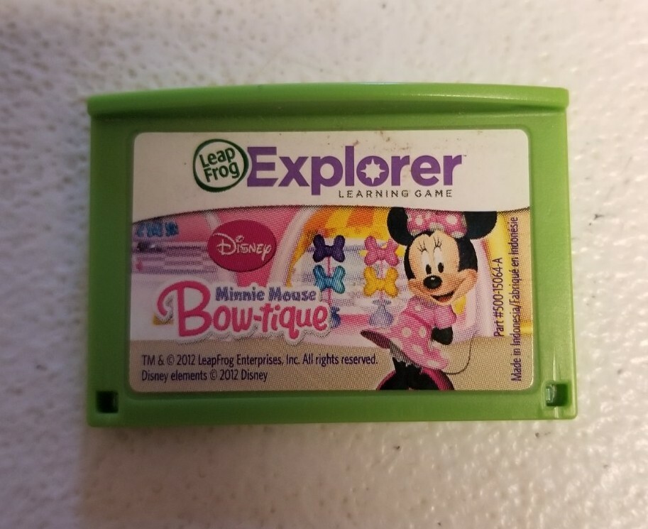Leapfrog Explorer: Minnie Mouse Bow-tique GAME ONLY | eBay