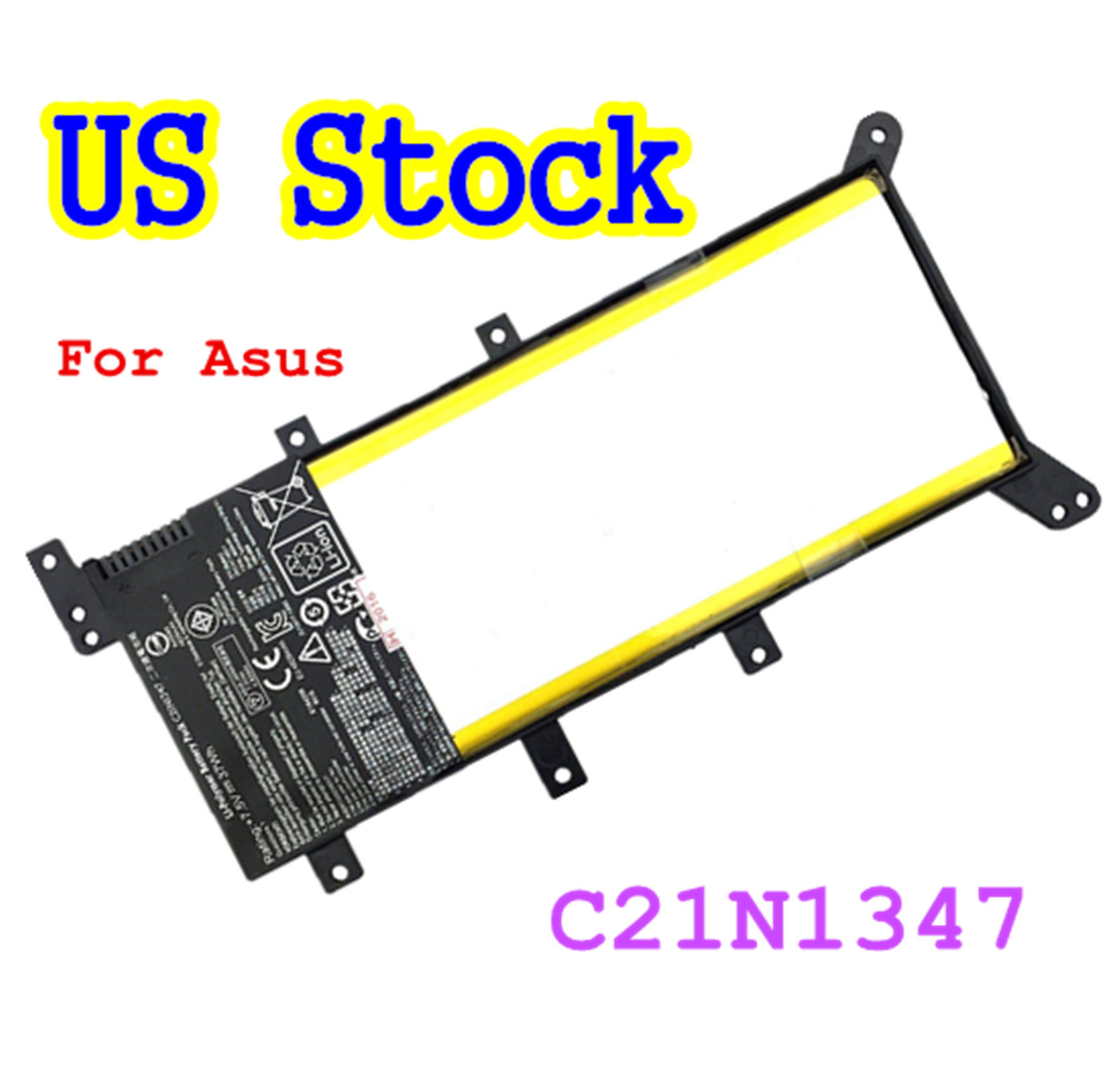 C21N1347 Battery For Asus X555D X555DA-WB X555L X555LA-SI50203H 0B200 ...