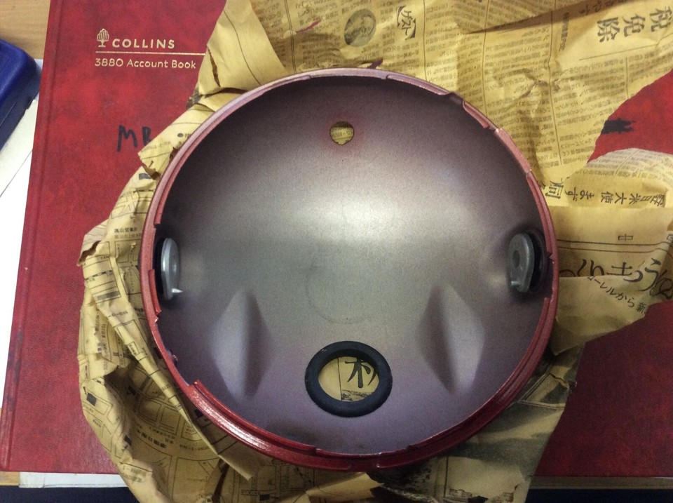 GENUINE YAMAHA PARTS BRILLIANT RED HEADLIGHT SHELL DS6 1968 235-84330 ...