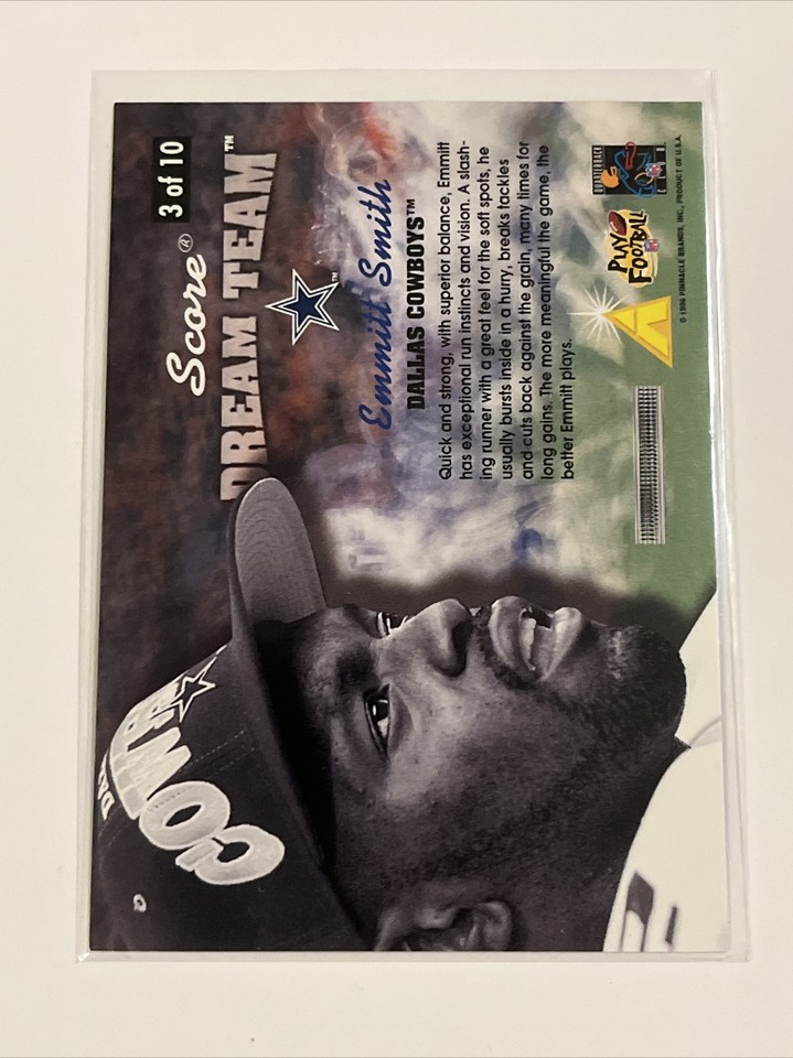 1996 Score Dream Team #3 Emmitt Smith | eBay