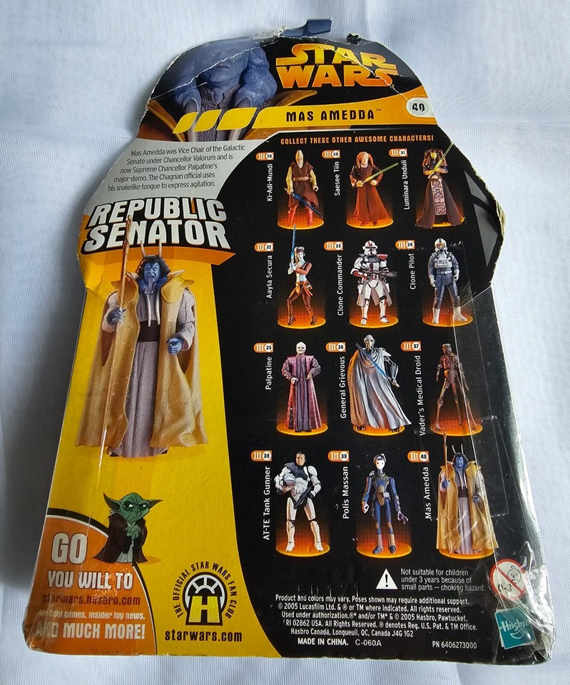 Star Wars Revenge of the Sith Republican Senator Mas Amedda Action ...
