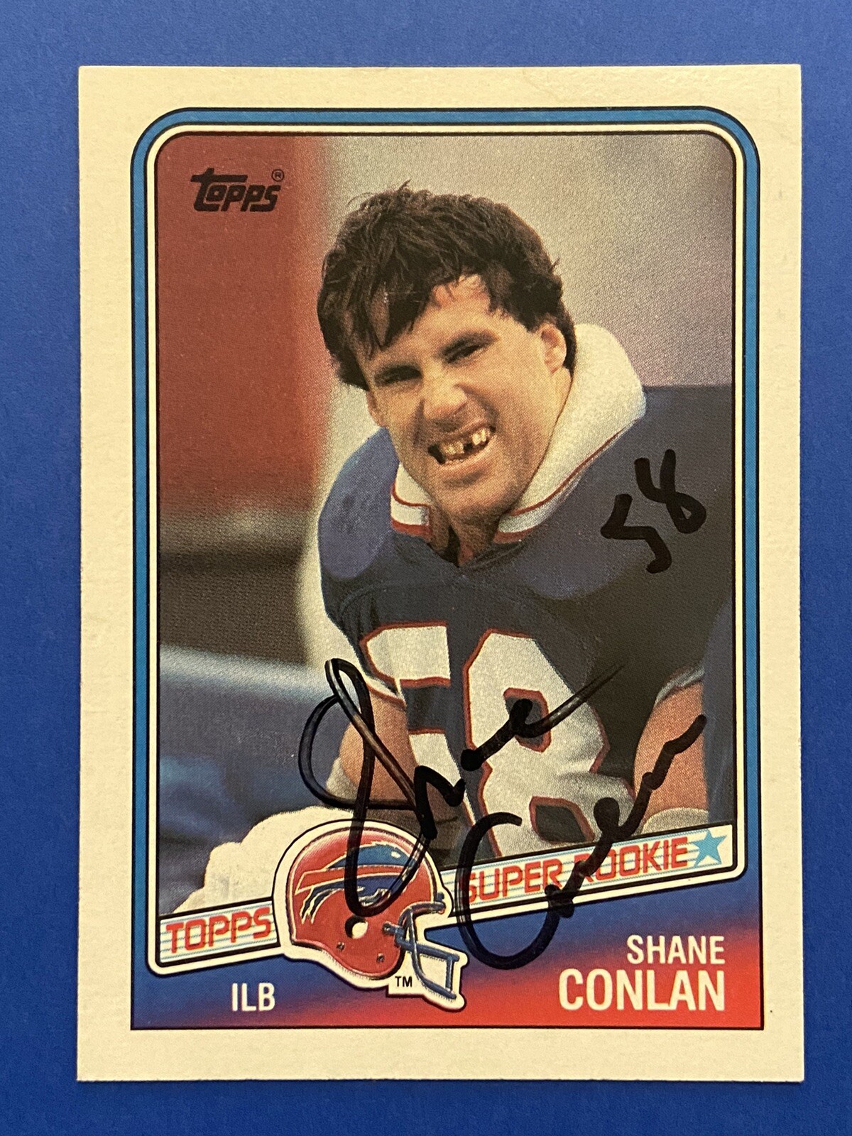 SHANE CONLAN CF HOF Signed ROOKIE 1988 Topps #232 Bill Penn State ...